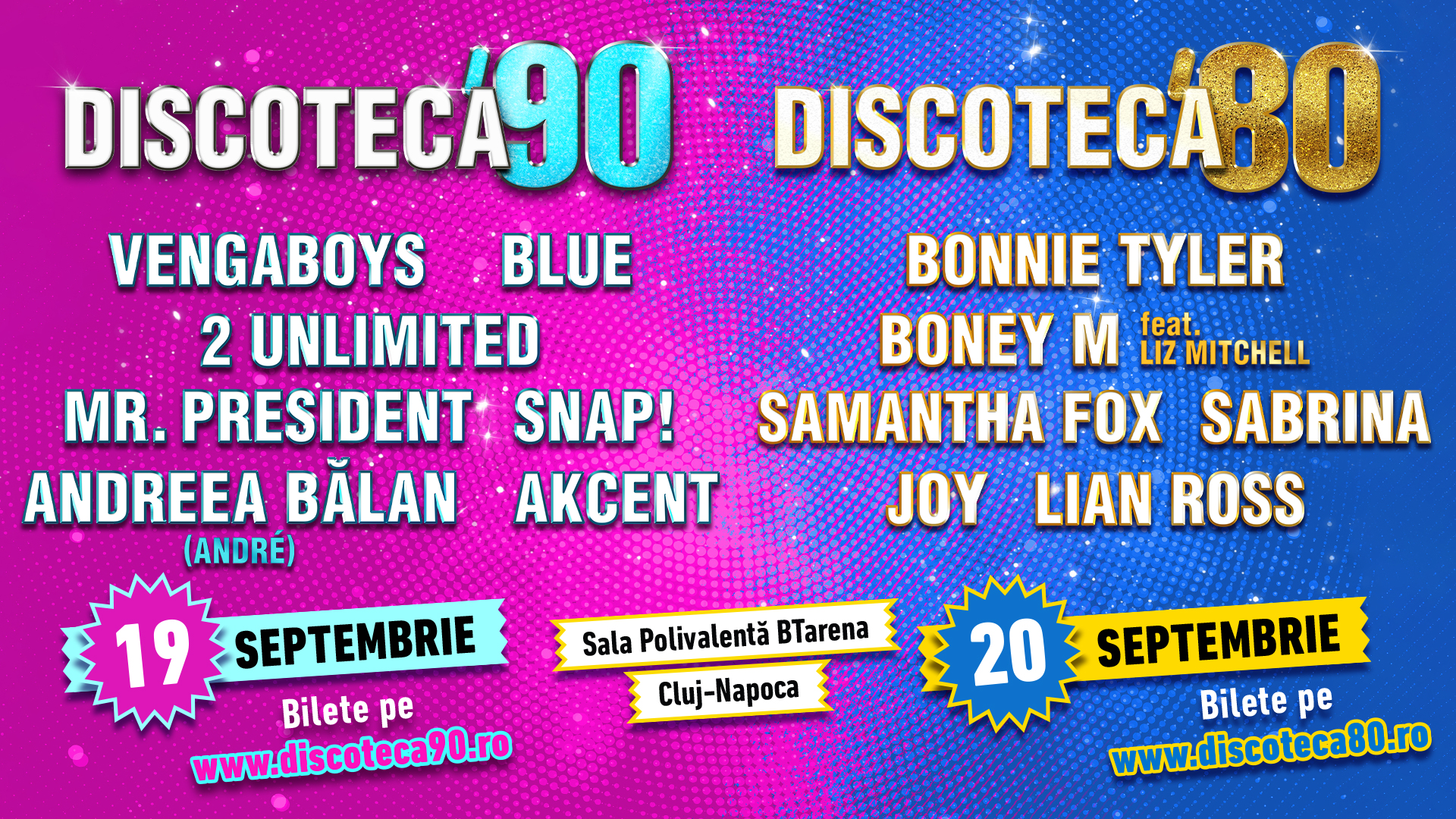 DISCOTECA ’80-’90 are loc în acest weekend, la Cluj-Napoca - Radio Fir